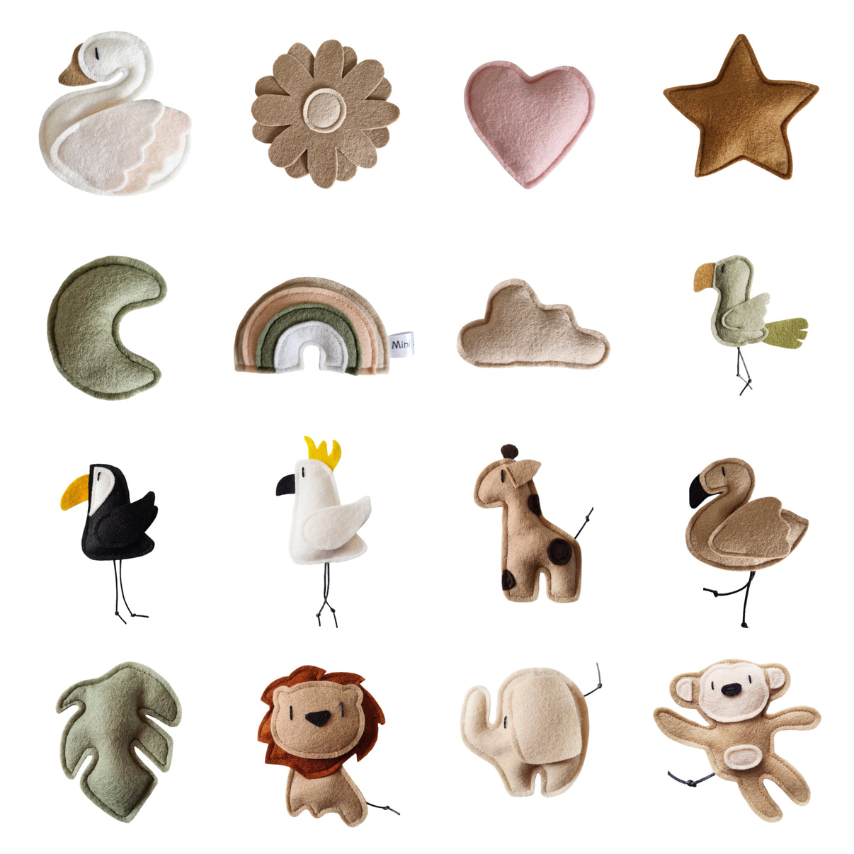 Ontwerp je eigen muziekmobiel van vilt bij Mini Lievie!